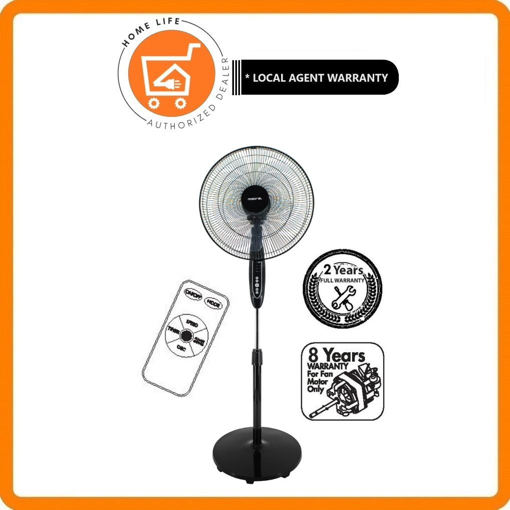 Mistral MSF1679R | MSF1652DR Remote DC Stand Fan 16 Inch | Shopee Malaysia