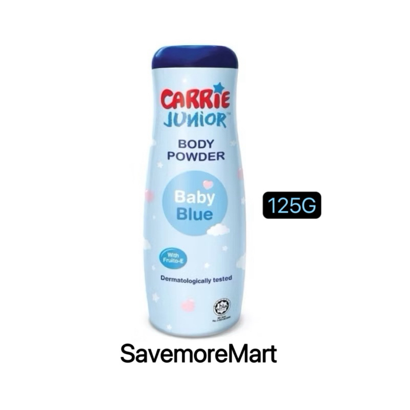 Carrie Junior Body Powder Baby Blue 125G | Shopee Malaysia