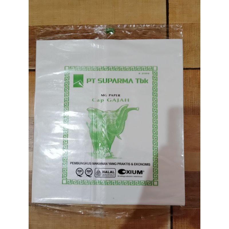 PUTIH White RICE PAPER/KFC RICE PAPER/COR RICE WRAPPING PAPER 100 LMBR ...