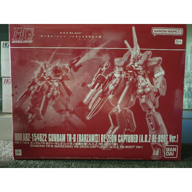 P Bandai HGUC 1/144 SCALE ARZ-154B72 GUNDAM TR-6 ( BARZAM II ) RE-ZEON ...