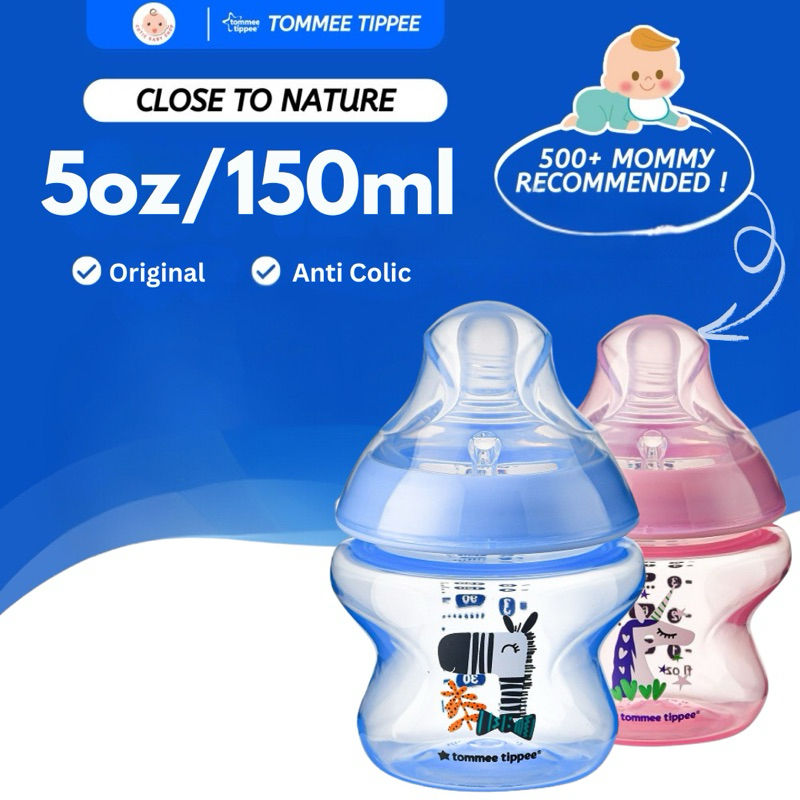 Original Tommee Tippee Closer To Nature PP Bottle With Box (150ml/5oz) Soft Teat | Shopee Malaysia