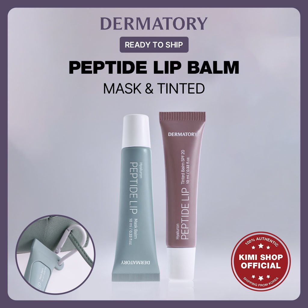 [DERMATORY] Hyaluron Peptide Lip Balm + Keyring Mask Balm Tinted Balm | Shopee Malaysia