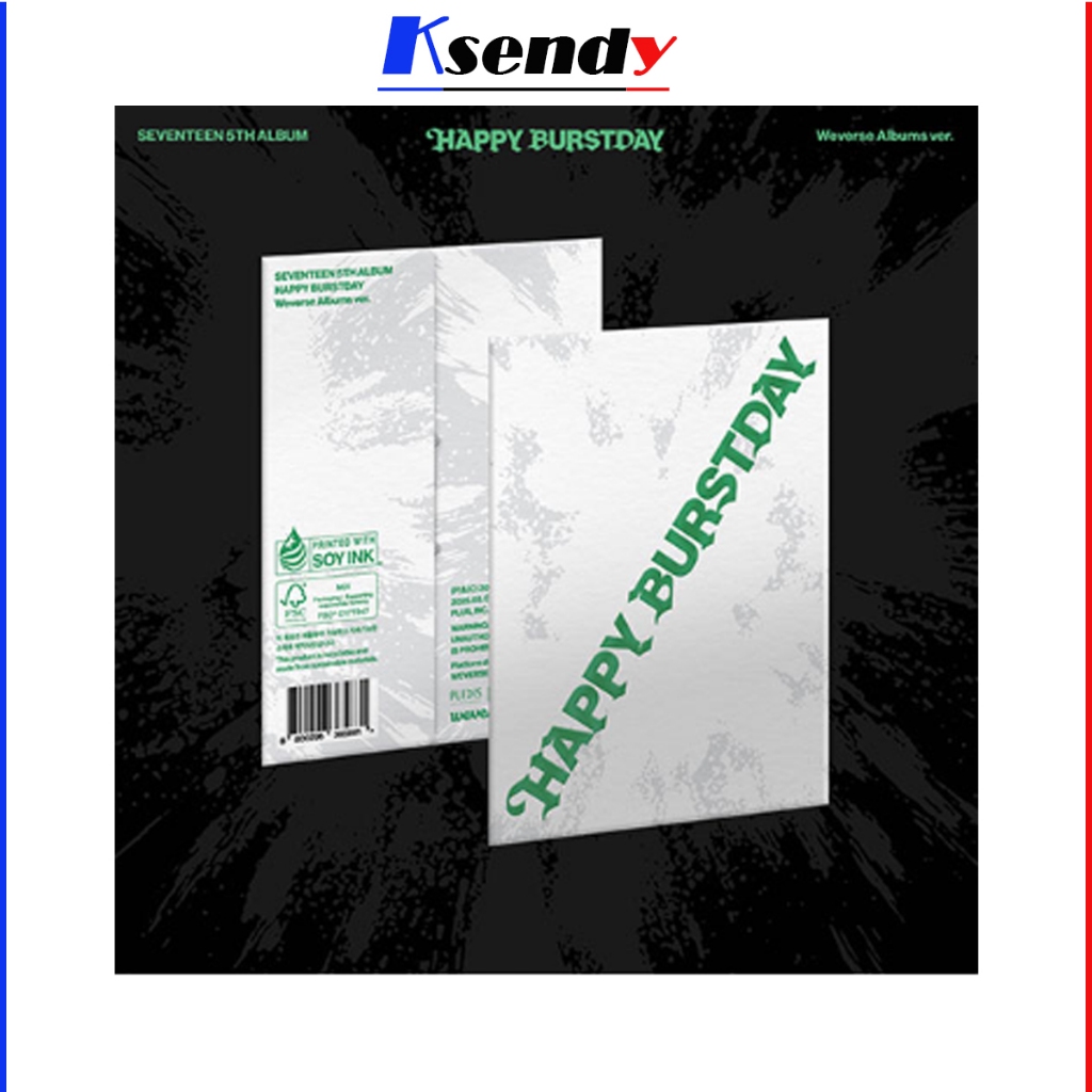 SEVENTEEN 5th Album [ HAPPY BURSTDAY ] Weverse Albums ver. | Shopee Malaysia