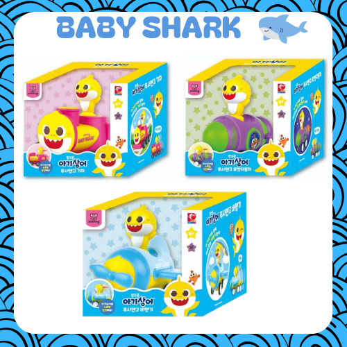 Pinkfong Baby Shark Push and Go (Rocket Car / Airplane / Train ...