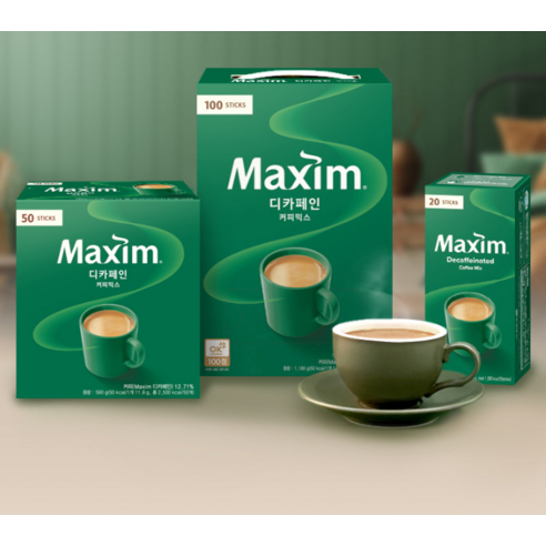 [Maxim] Decaffeinated Korean Coffee Mix 50T / 100T – Smooth & Sweet ...
