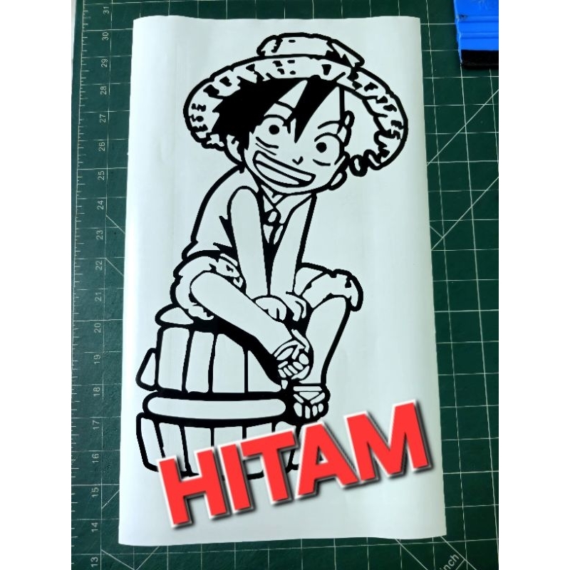 LUFFY STICKER,CAR DECAL.STICKER ONE PIECE | Shopee Malaysia