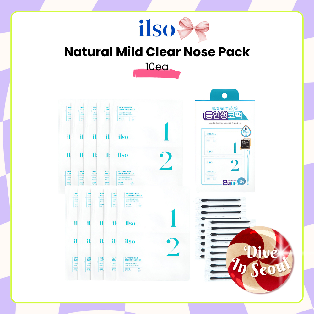 [ILSO] Natural Mild Clear Nose Pack – 5ea ~ 10ea | Shopee Malaysia