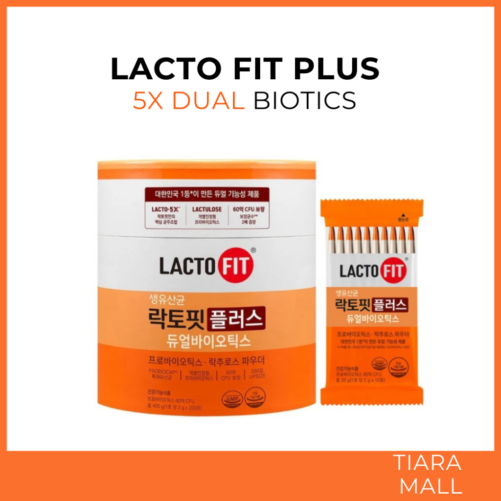 [Lacto Fit] 5X Dual Biotics Lactulose Powder/Lacto-Fit Plus ProBiotics ...