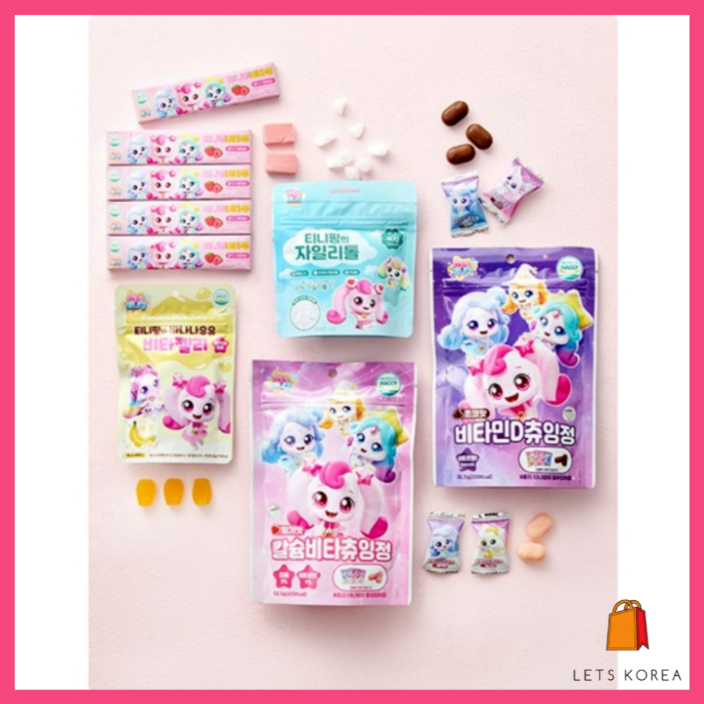 [KOREA] Teenieping Kids Chewing Candy Xylitol Snack (5 Types) | Shopee ...