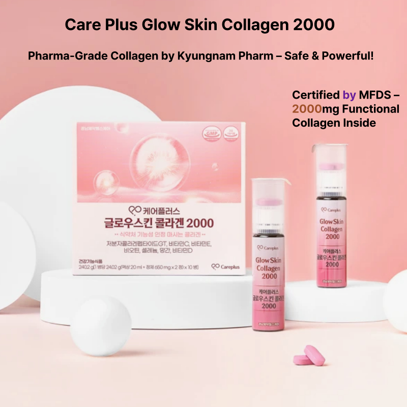 Care Plus Glow Skin Collagen 2000 | Certified Collagen by Kyungnam ...