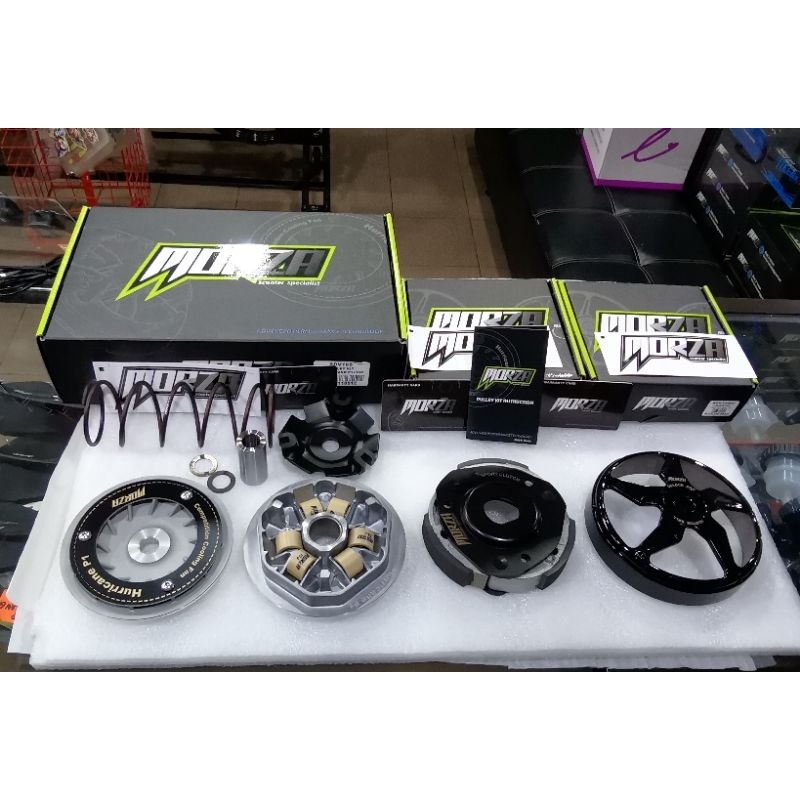 MORZA RACING CVT Full Set Pulley Kit/Clutch Bell(R1/S1) /Sport Clutch ...