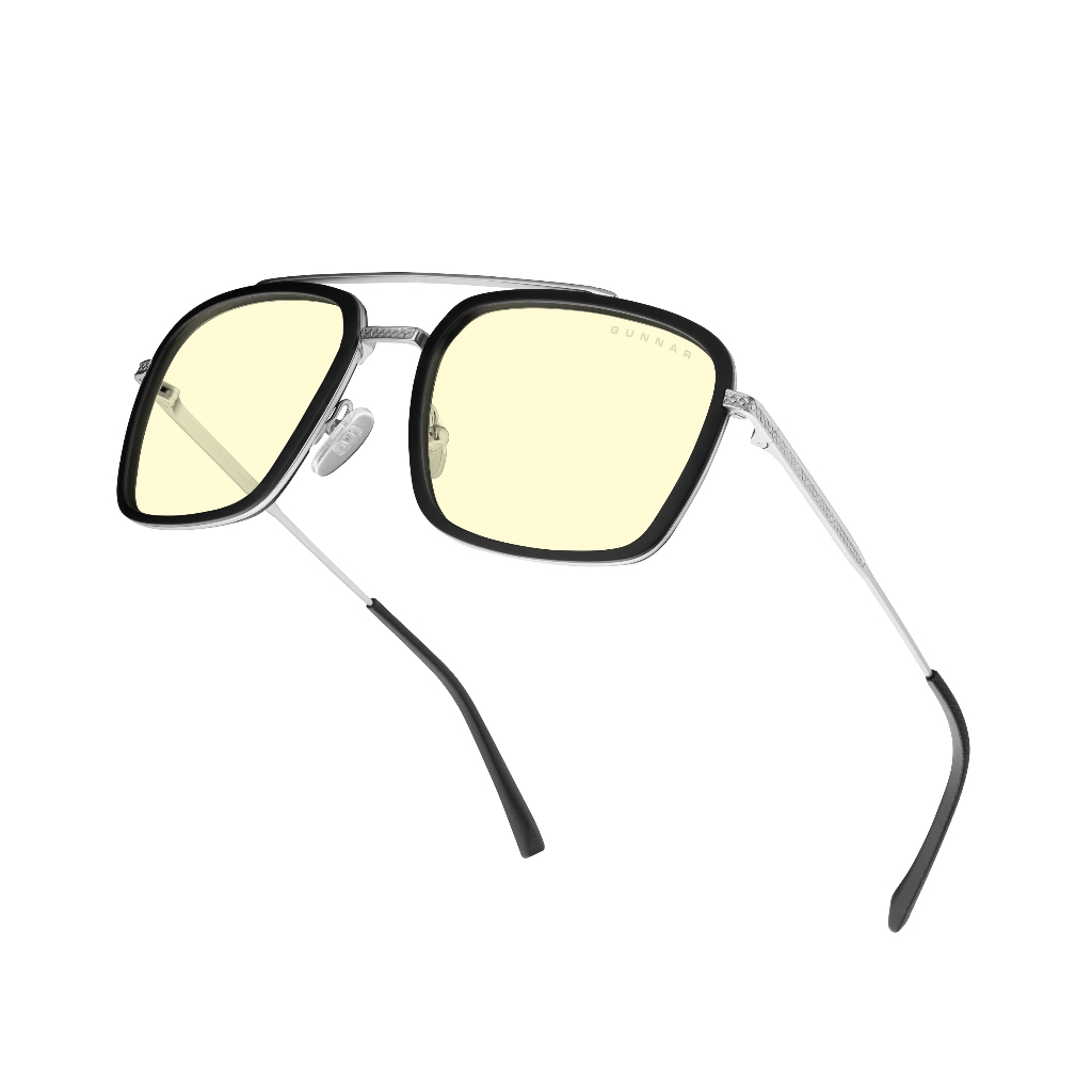 Gunnar Barron PC Glasses lightweight stainless steel frame with a ...