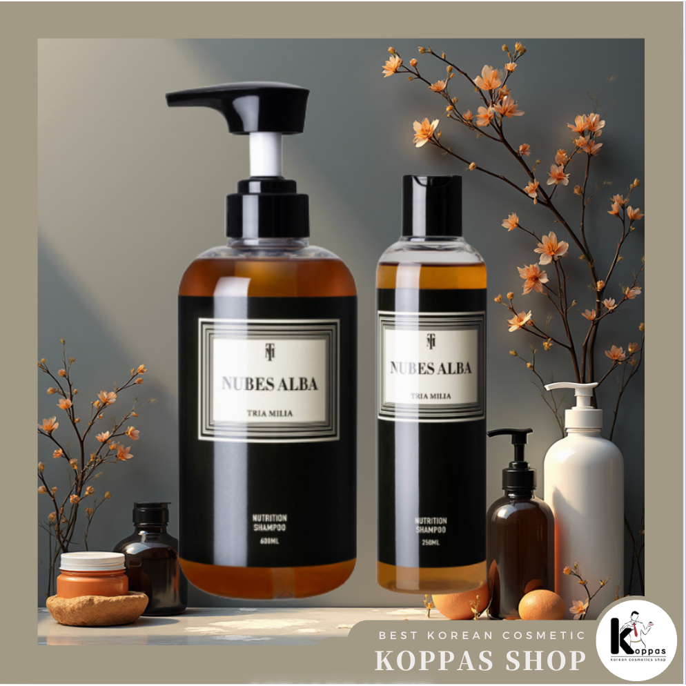 TRIA MILIA NUBES ALBA Nutrition Shampoo 250ml/600ml Perm Nutrition ...