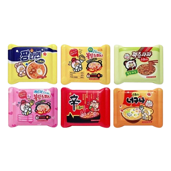 Korean Ramen-Style Shape Squishy Stress Squishy (Random Design Shipment ...