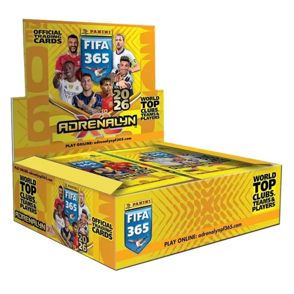 2026 Panini FIFA 365 Adrenalyn XL Soccer Trading Cards Sealed Box 24 ...