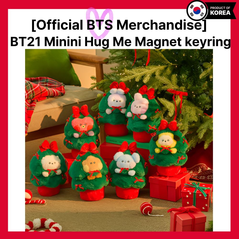 BT21 Mini Christmas Tree Plush – Holiday Edition Perfect BTS Gift ...