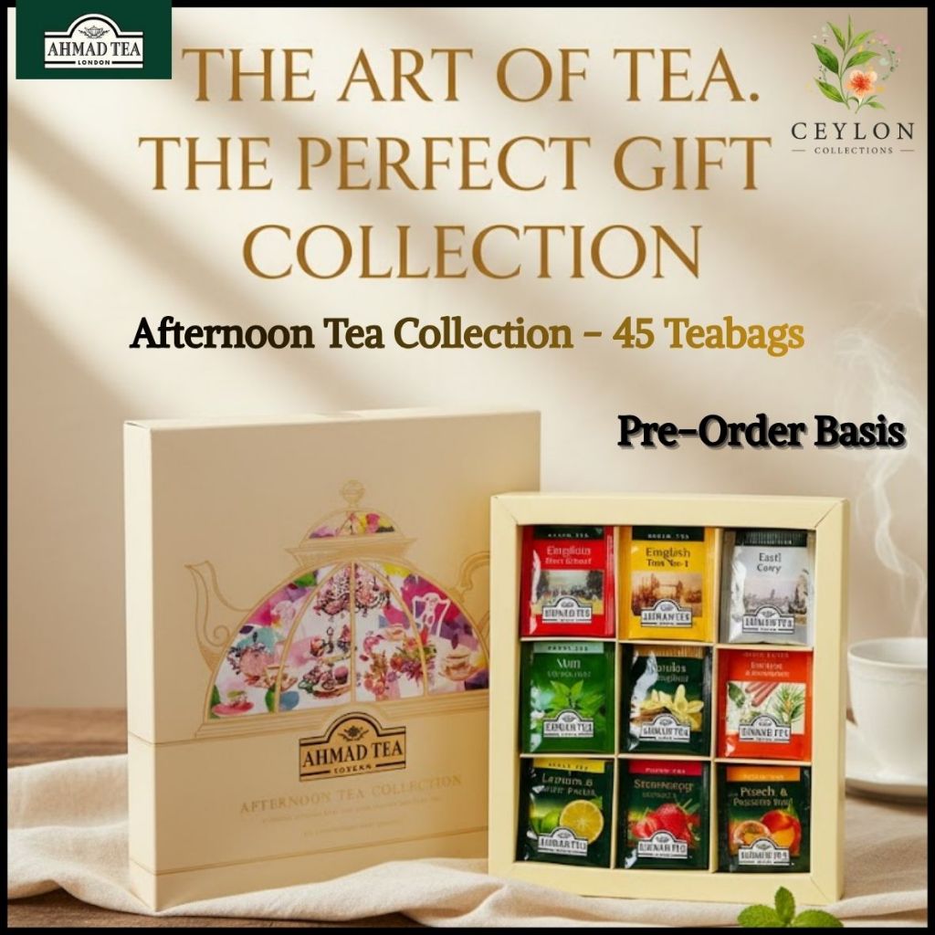 Ahmad Tea Festive Packs - 45 Afternoon Collection Tea Bags | From Sri ...