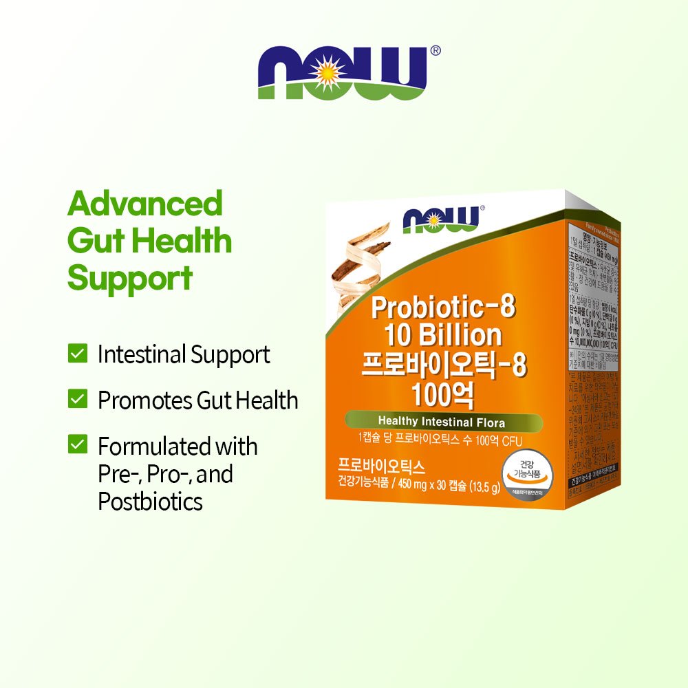 Now Foods Probiotic-8 10 Billion (450mg X 30 Capsules) | Shopee Malaysia