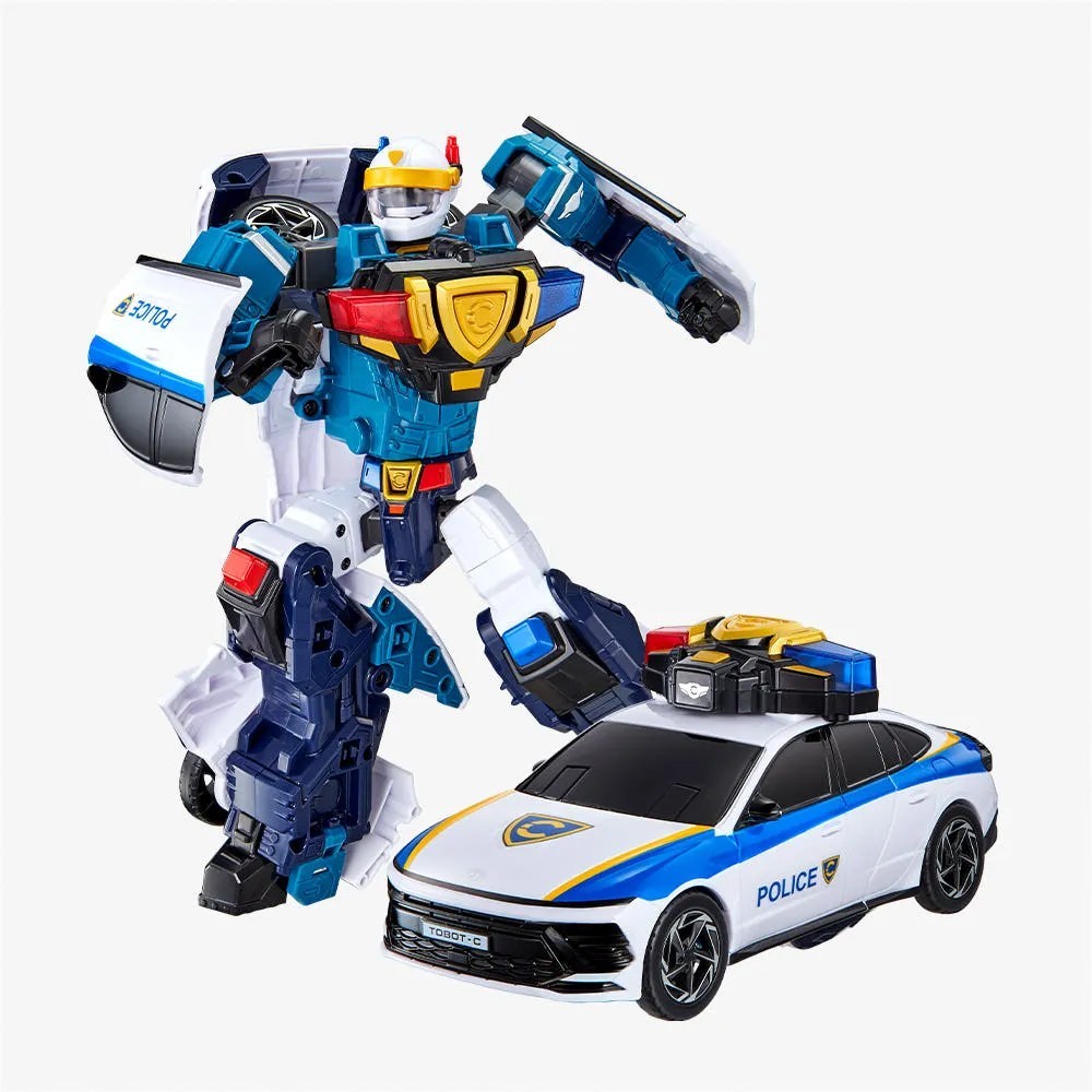 Tobot C Transforming Police Car Robot | Korean Original Toy | 2-in-1 ...