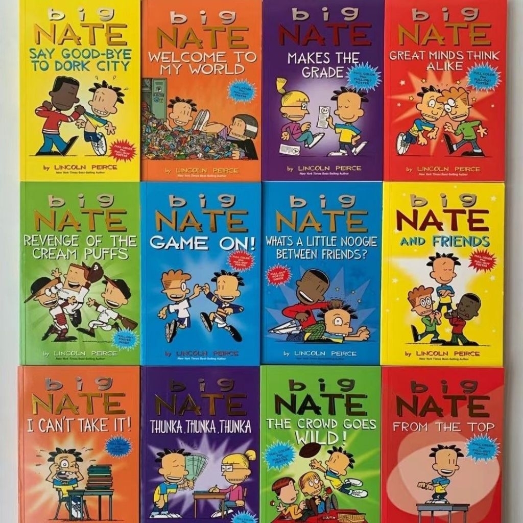 Big Nate comic 12bks set by Lincoln Perce | Shopee Malaysia