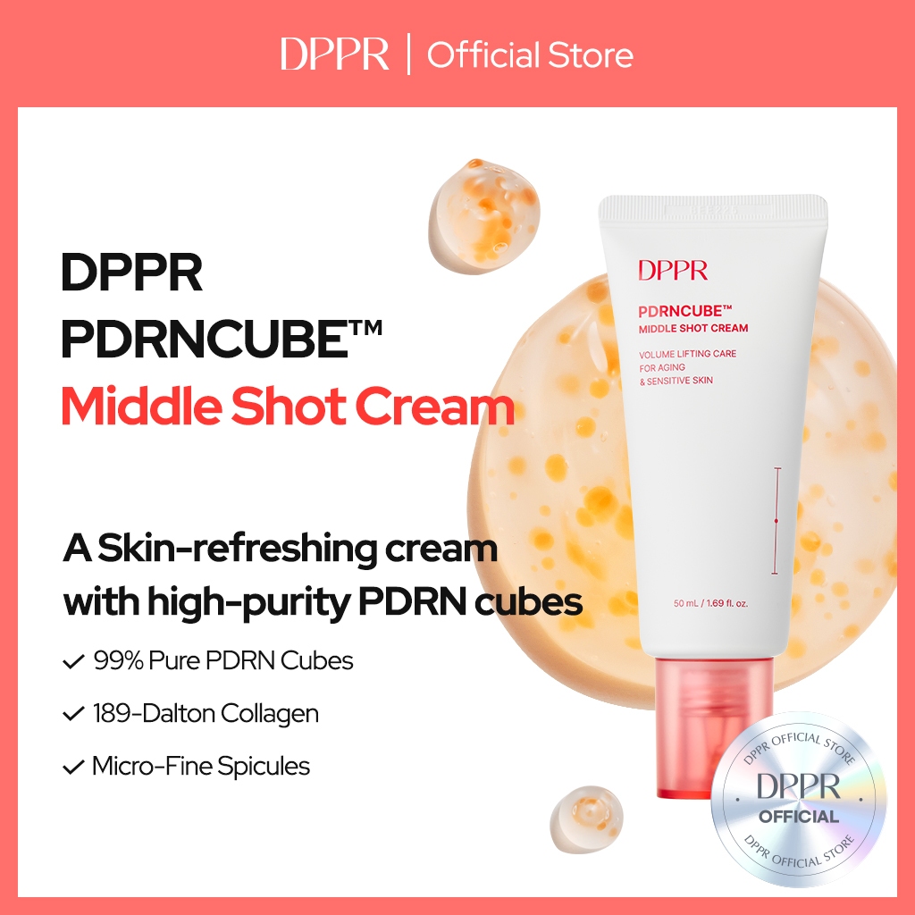 DPPR PDRNCube Middleshot Cream With Collagen Micro-Fine Spicules For ...