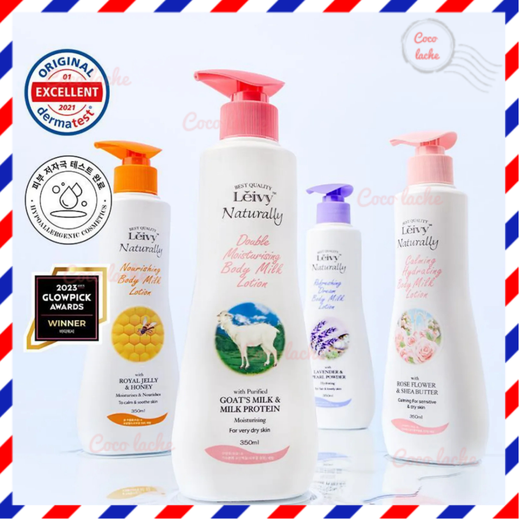 [LEIVY] Natural Milk Moisturizer Perfume Body Lotion 350 ml Select one ...