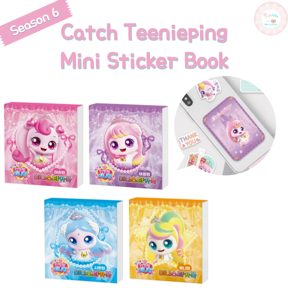 Season 6 Princess Catch Teenieping Mini Sticker Book Teenieping Sticker ...