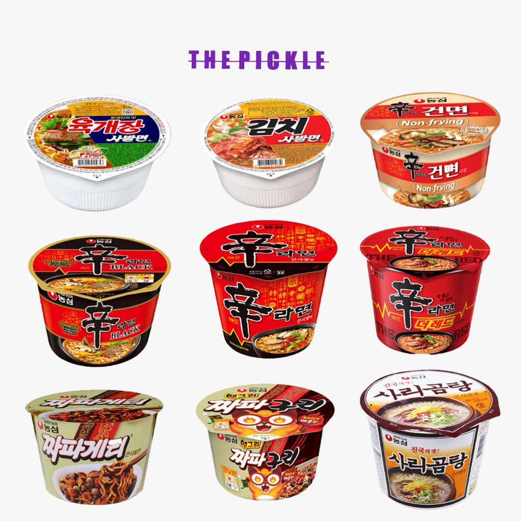 [Nongshim] Korean Instant Big Bowl Noodles & Cup Noodles (Shin Ramyun ...