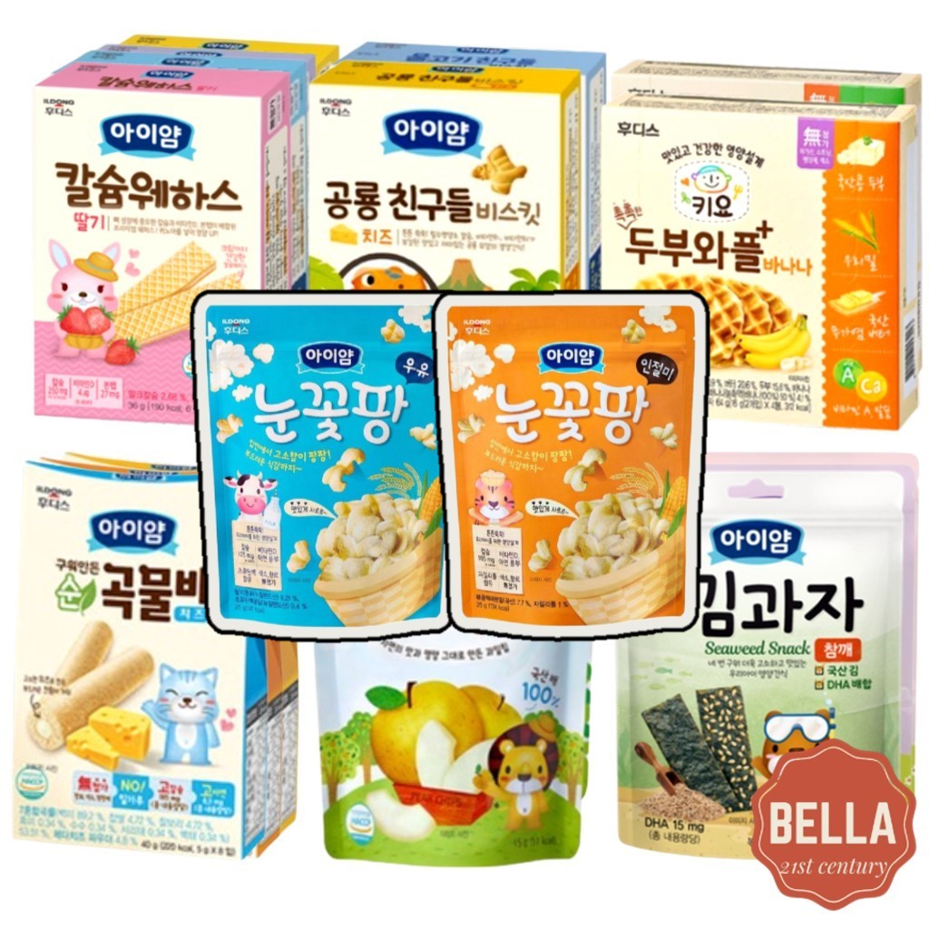 [ILDONG FOODIS] Baby Snack, Calcium wafers, Grain bar, Greek yogurt ...
