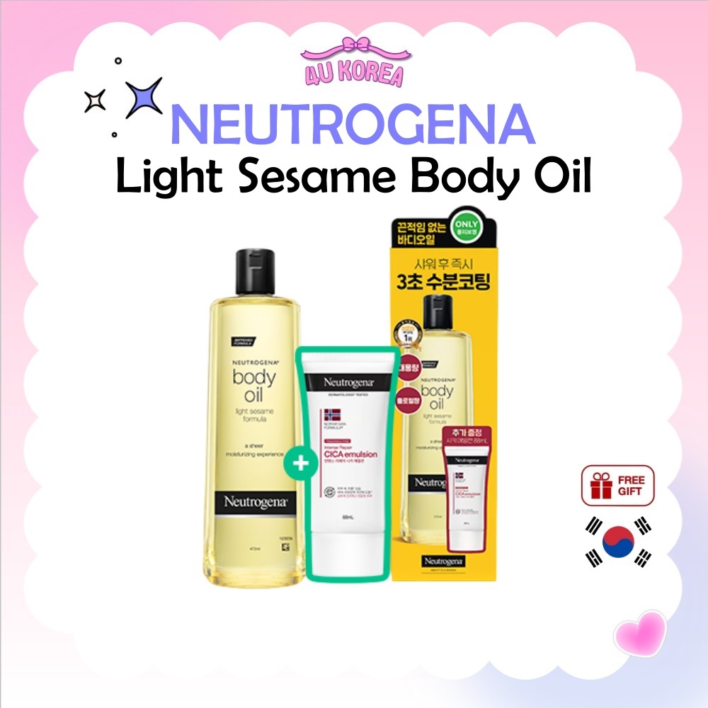 NEUTROGENA Light Sesame Body Oil 250ml / K-BEAUTY | Shopee Malaysia