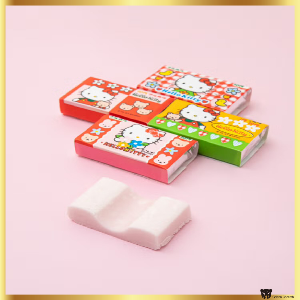 Hello Kitty Gum 27.5g 5 pcs | Cute Sanrio Character Chewing Gum ...