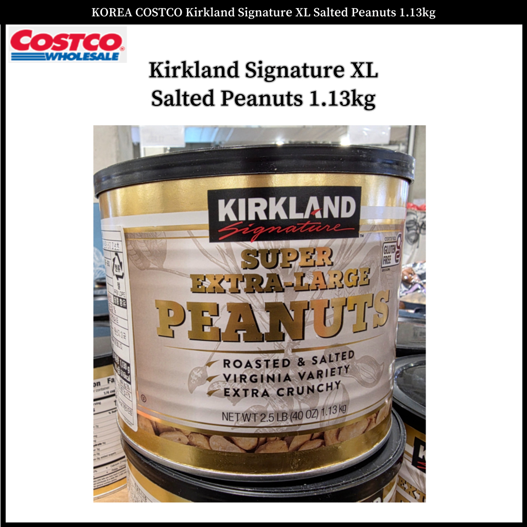 KOREA COSTCO Kirkland Signature XL Salted Peanuts 1.13kg | Shopee Malaysia