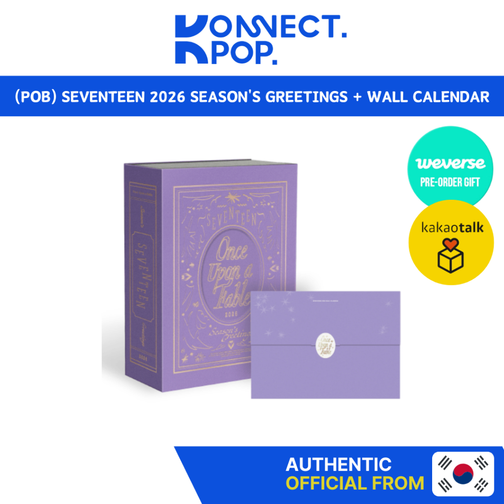 (POB) SEVENTEEN 2026 SEASON'S GREETINGS + WALL CALENDAR | Shopee Malaysia