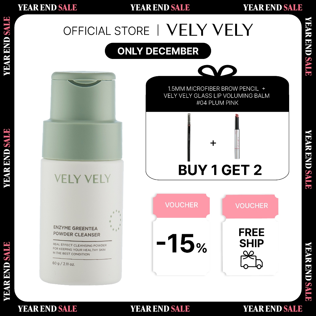 [VELY VELY] Enzyme Powder Cleanser 60g | Deep Cleansing, Gentle ...