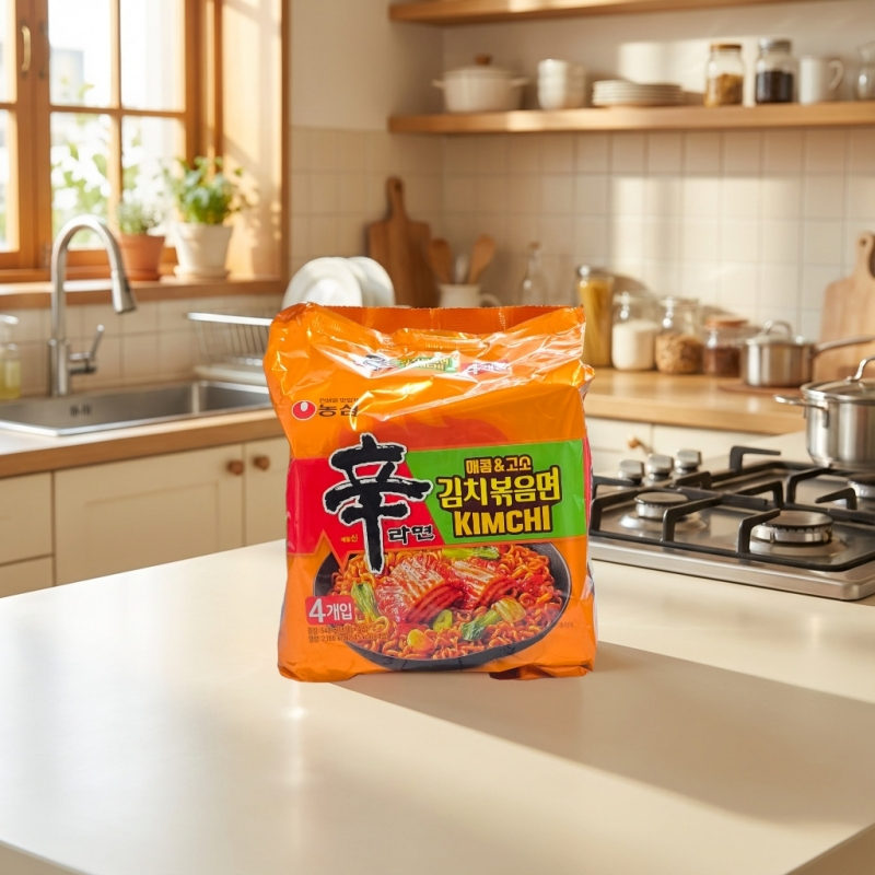 Nongshim Shin ramyun Kimchi Fried instant Noodles 4p Korean New Stir ...