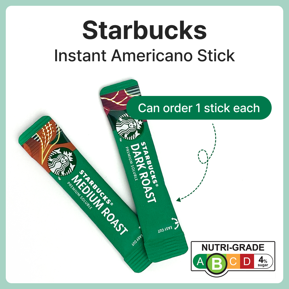 [Starbucks] Medium / Dark Roast Americano Stick 1.1g / Instant Black ...