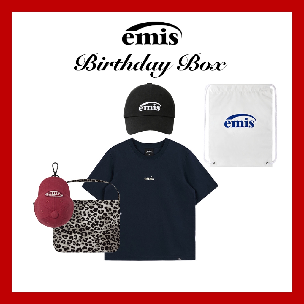 [Birthday Box] EMIS - NEW LOGO EMIS CAP + EMBOSSING LOGO T-SHIRTS + NEW ...