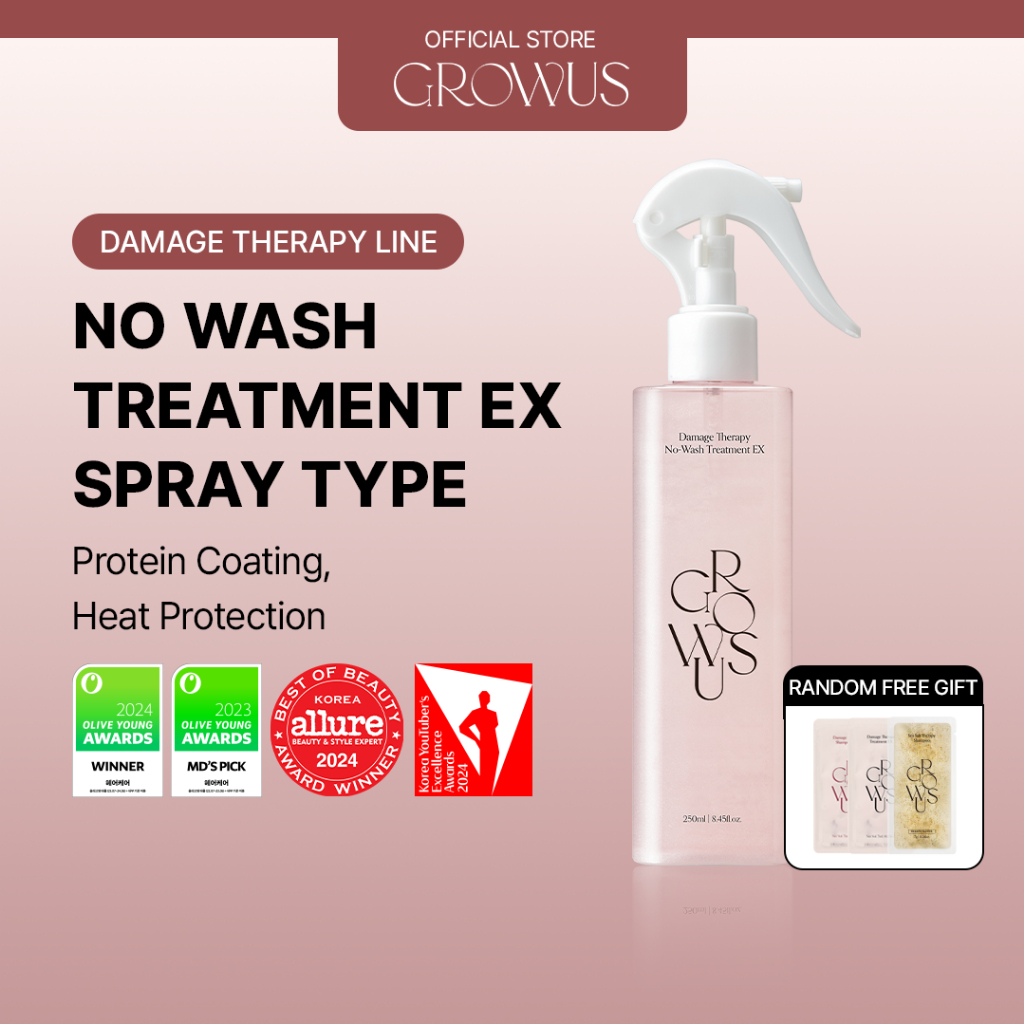 [GROWUS Official] Damage therapy No wash Treatment EX, 250ml, Hydrates ...
