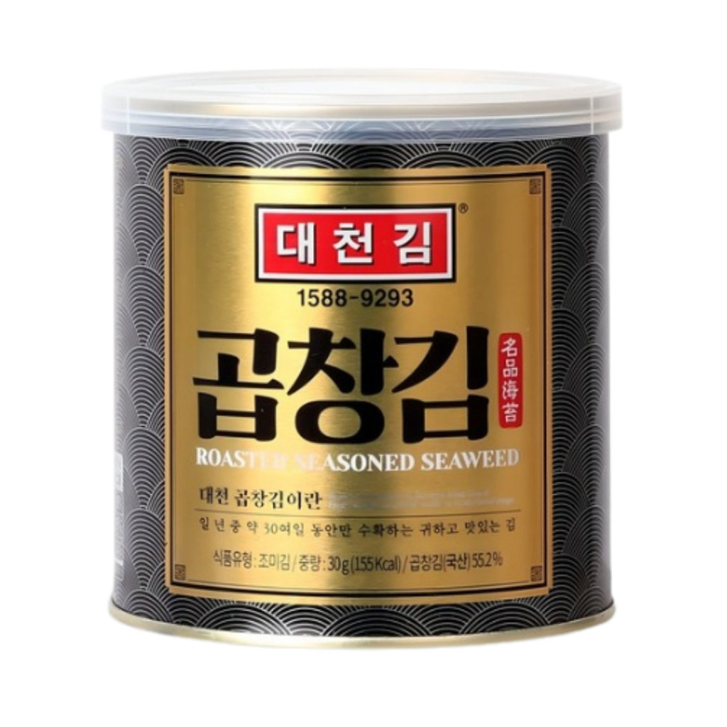 Daecheon Kim Premium Gobchang Gim Traditional Seasoned Seaweed CAN ...