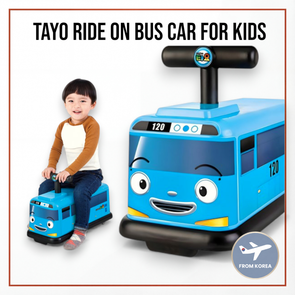 TAYO the little bus Tayo Ride On Bus Car for Kids – Toddler Indoor ...