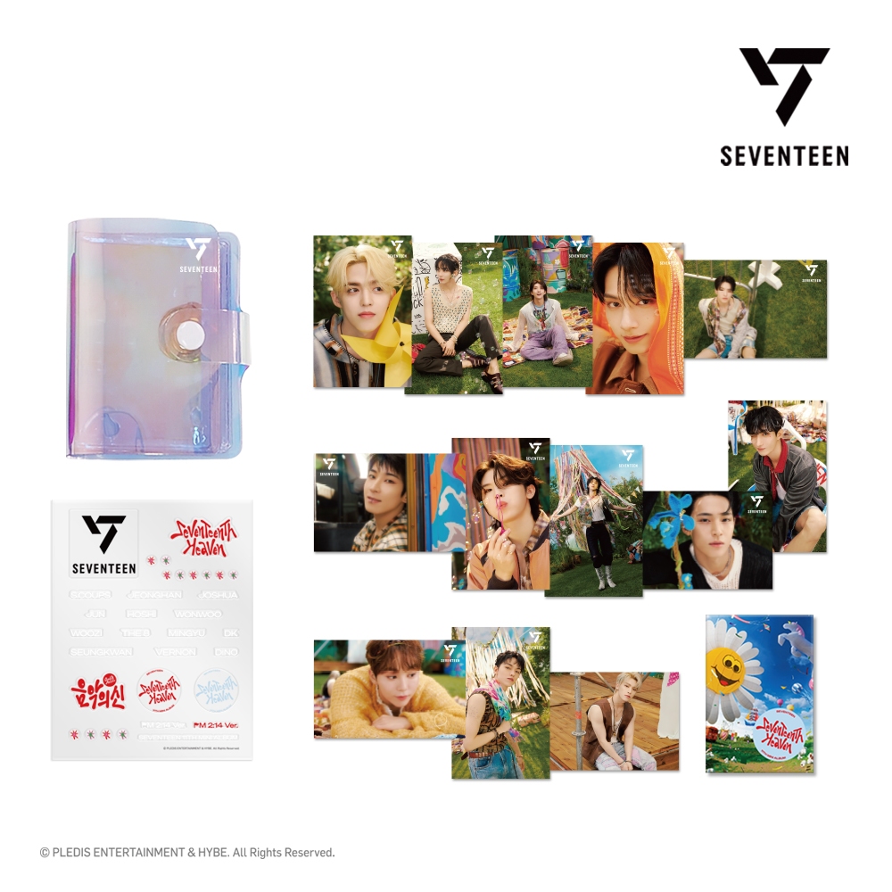 SEVENTEEN 3D Lenticular Mini Card & Binder (PM 2:14) | Shopee Malaysia