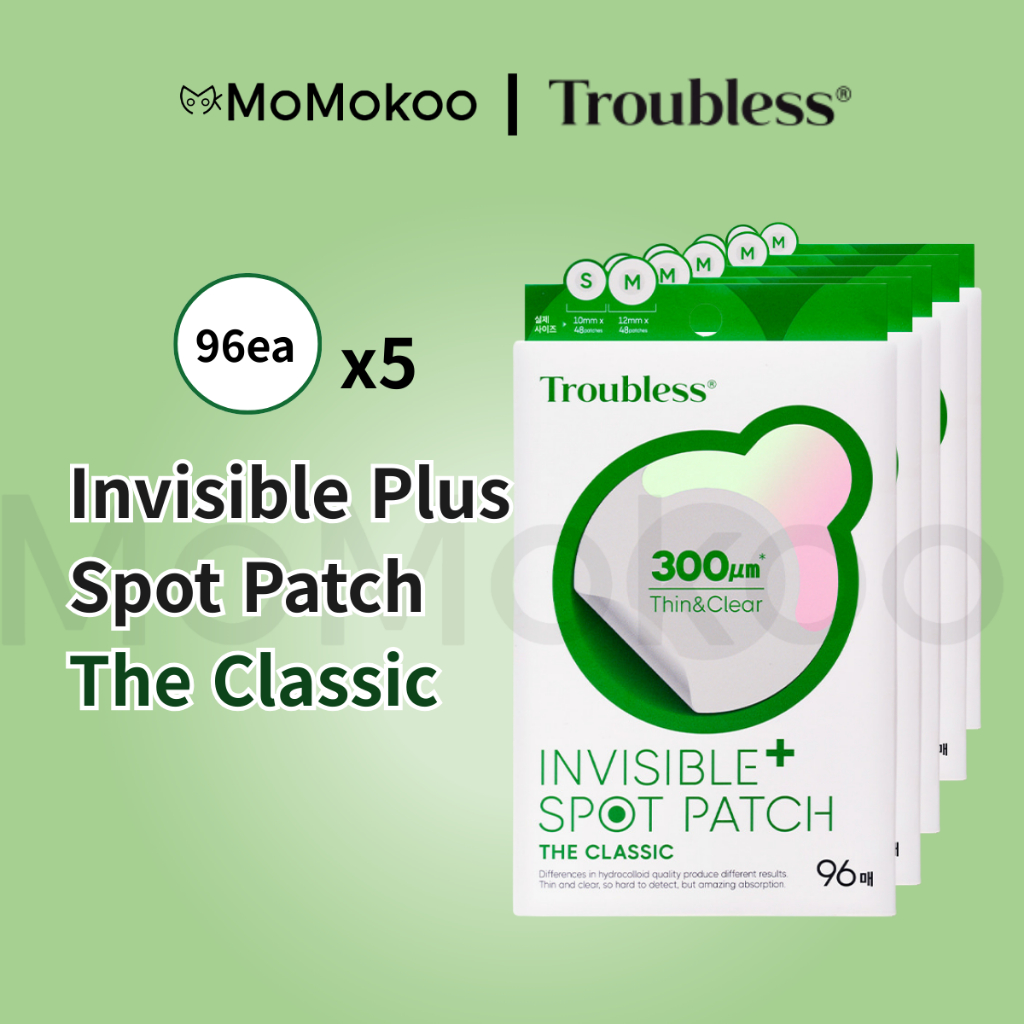 [Momokoo] Troubless Invisible Plus Spot Patch The Classic 96pcs *5pcs ...