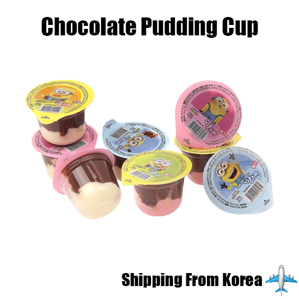 Chocolate Pudding Cup Dalgom Pangstar Minions 20g | Chocolate Vanilla ...