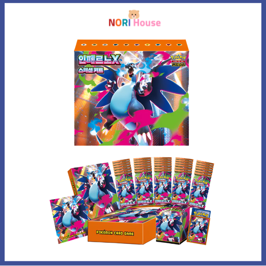 Pokemon Card Game Mega Inferno X 30Packs Special Set Kit Box [Deck Case ...