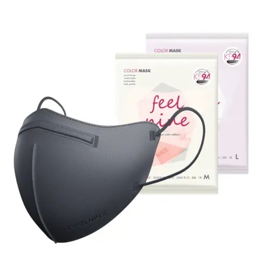 Feel NINE Light-Fit KF94 2D Mask L size 25 sheets – Beak Shape Design ...