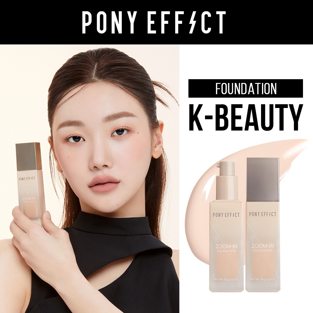 [PONY EFFECT Official] ZOOM-IN Foundation: Matte with Full coverage ...