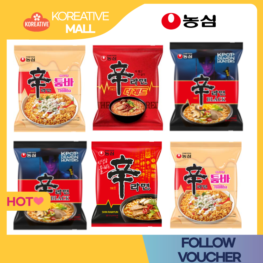 NONGSHIM SHIN RAMEN - TOOMBA / BLACK / KIMCHI / STIR FRY CHEESE /SUPER ...