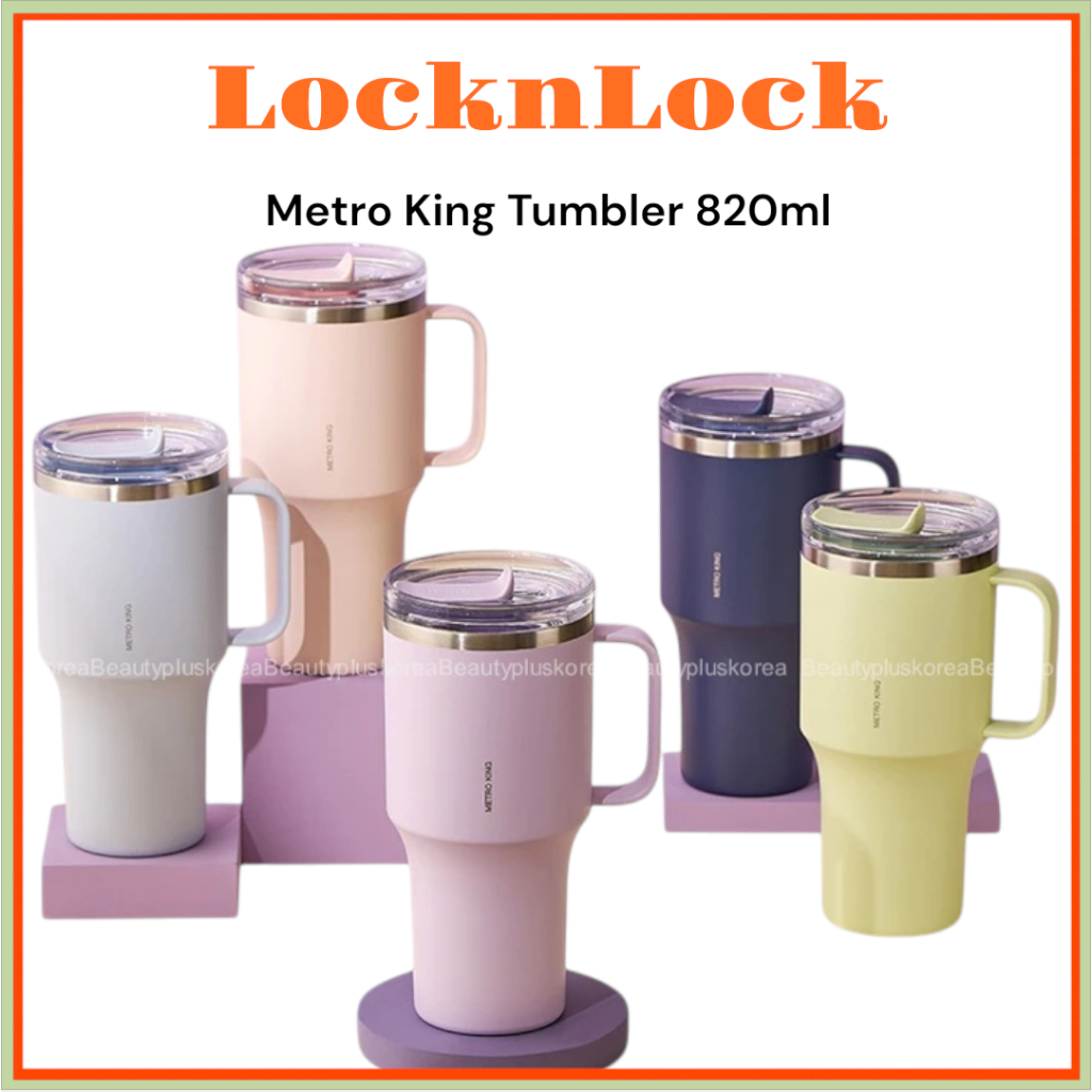 [LocknLock] LocknLock Metro King Tumbler 820ml (Lavender / Lime / Pink ...