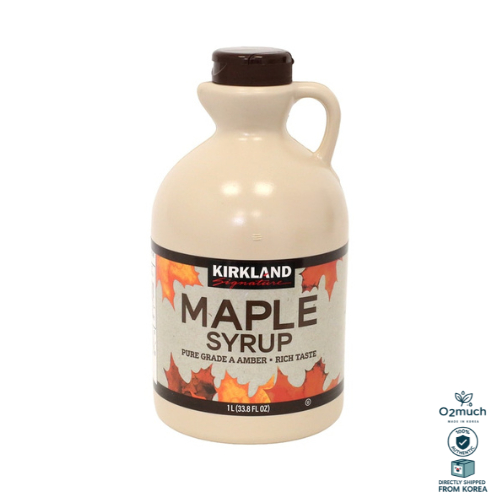 Kirkland Signature 100% Pure Maple Syrup 1L | Grade A Amber, Rich Taste ...