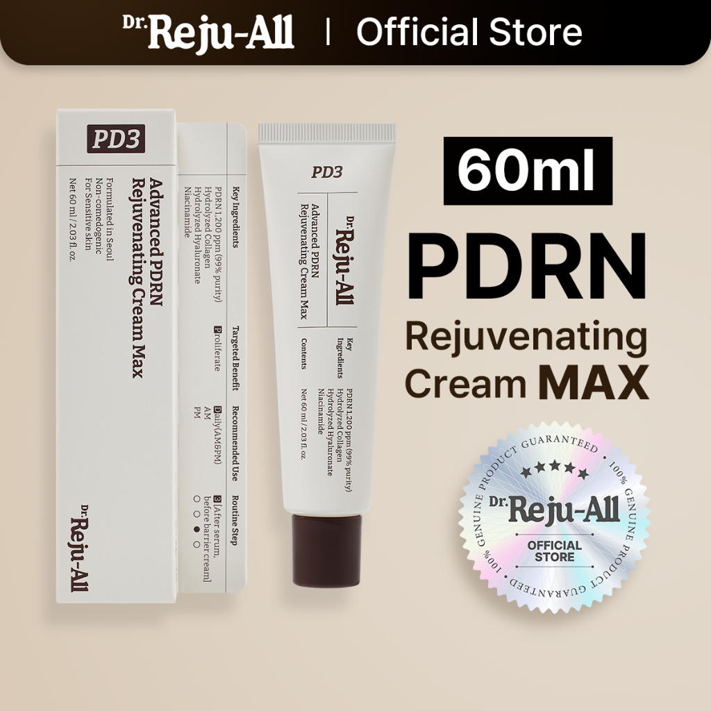 [Dr.Rejuall Official] PD3 Advanced PDRN Rejuvenating Cream Max 60ml Dr ...